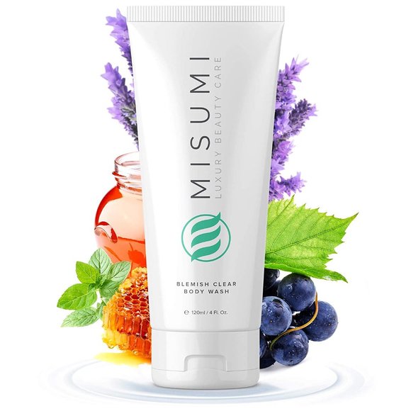 Misumi | Skincare | New Sealed Misumi Blemish Clear Acne Body Wash 4 Oz Bacne Keratosis Pilaris ...